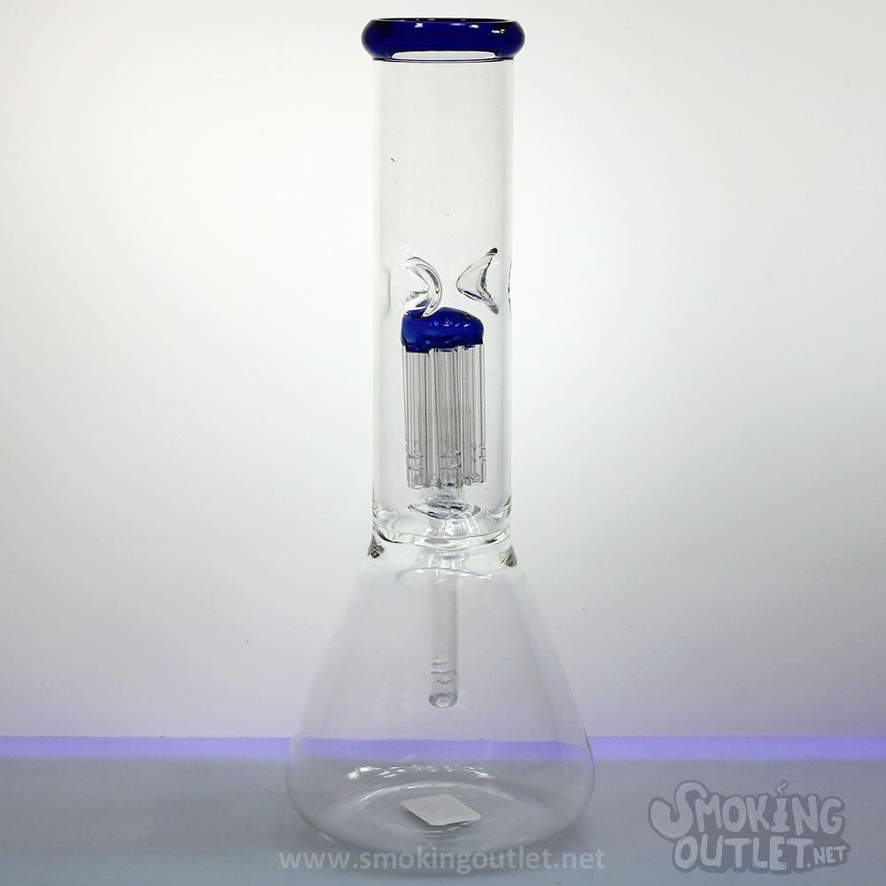 Diffused Inline and 6-Arm Tree Perc, Double Chamber Bong | Smoking Outlet