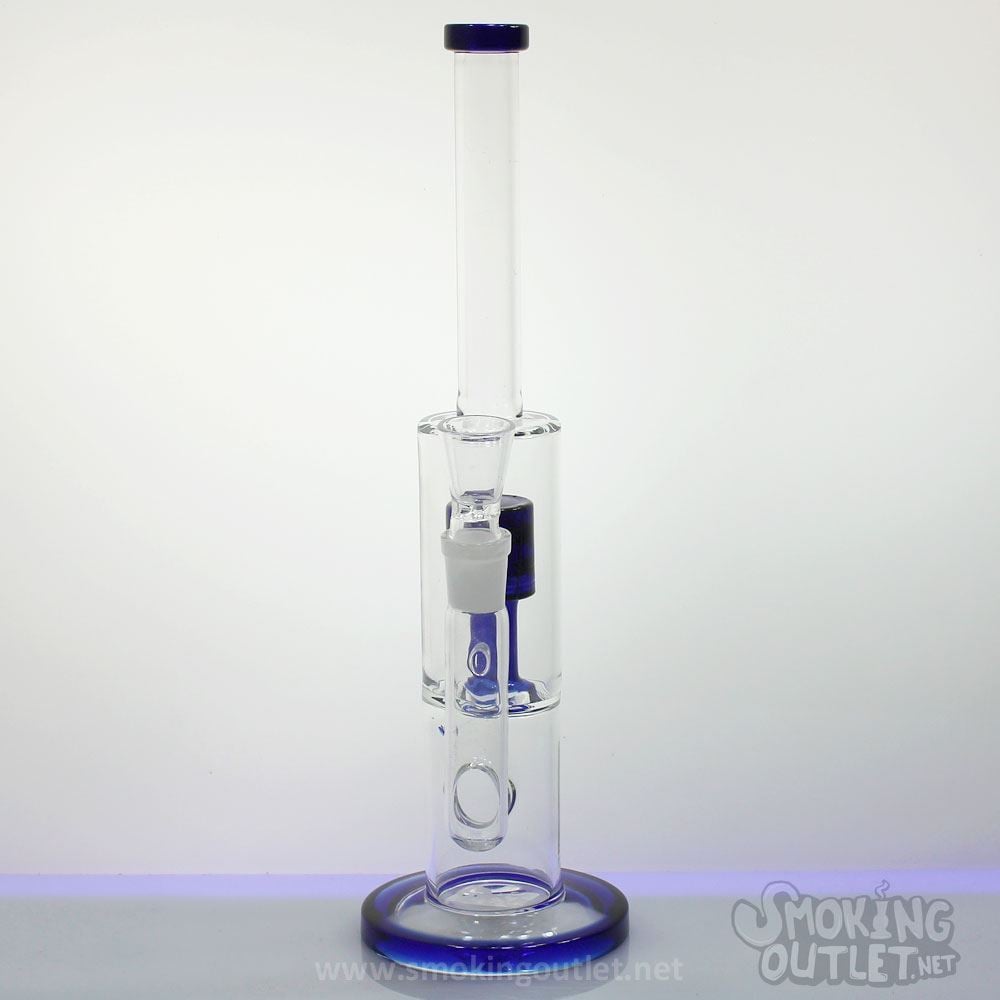 Natural and Dome Perc, Double Chamber Bong | Smoking Outlet