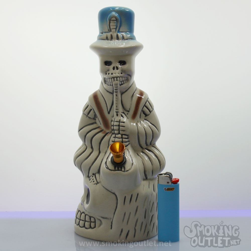 Ceramic Skull Water Pipe | Smoking Outlet