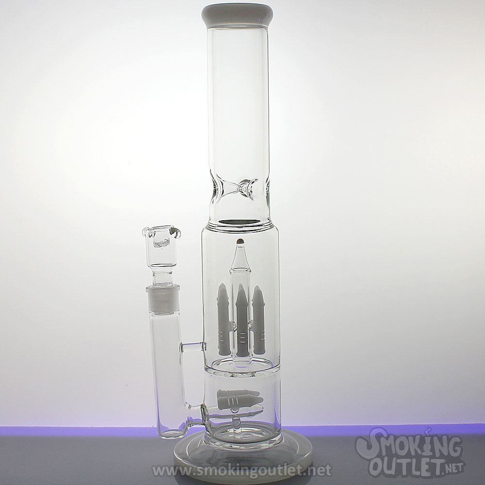 8-Bullet Perc, Double Chamber Water Pipe | Smoking Outlet