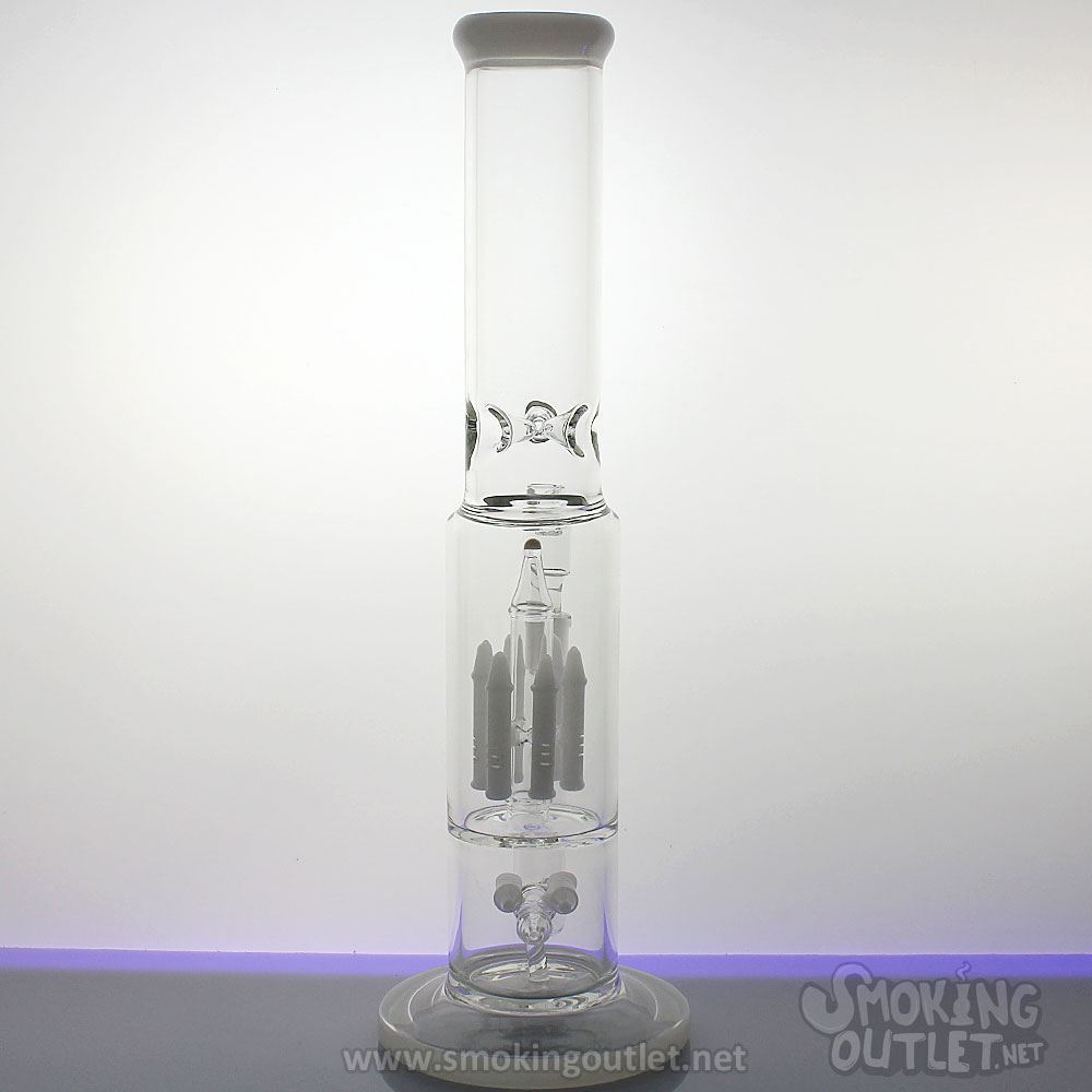 8-Bullet Perc, Double Chamber Water Pipe | Smoking Outlet