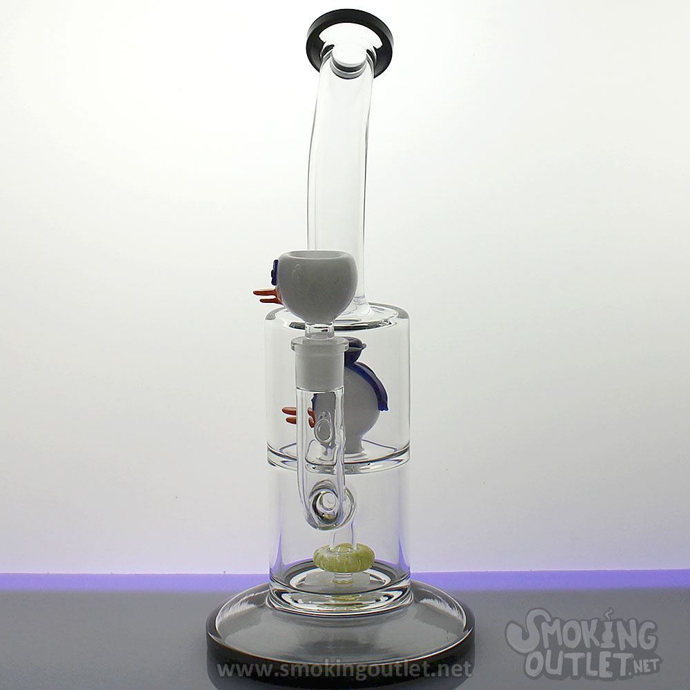 Showerhead and Dome Perc, Double Chamber Dolan Duck Water Pipe ...