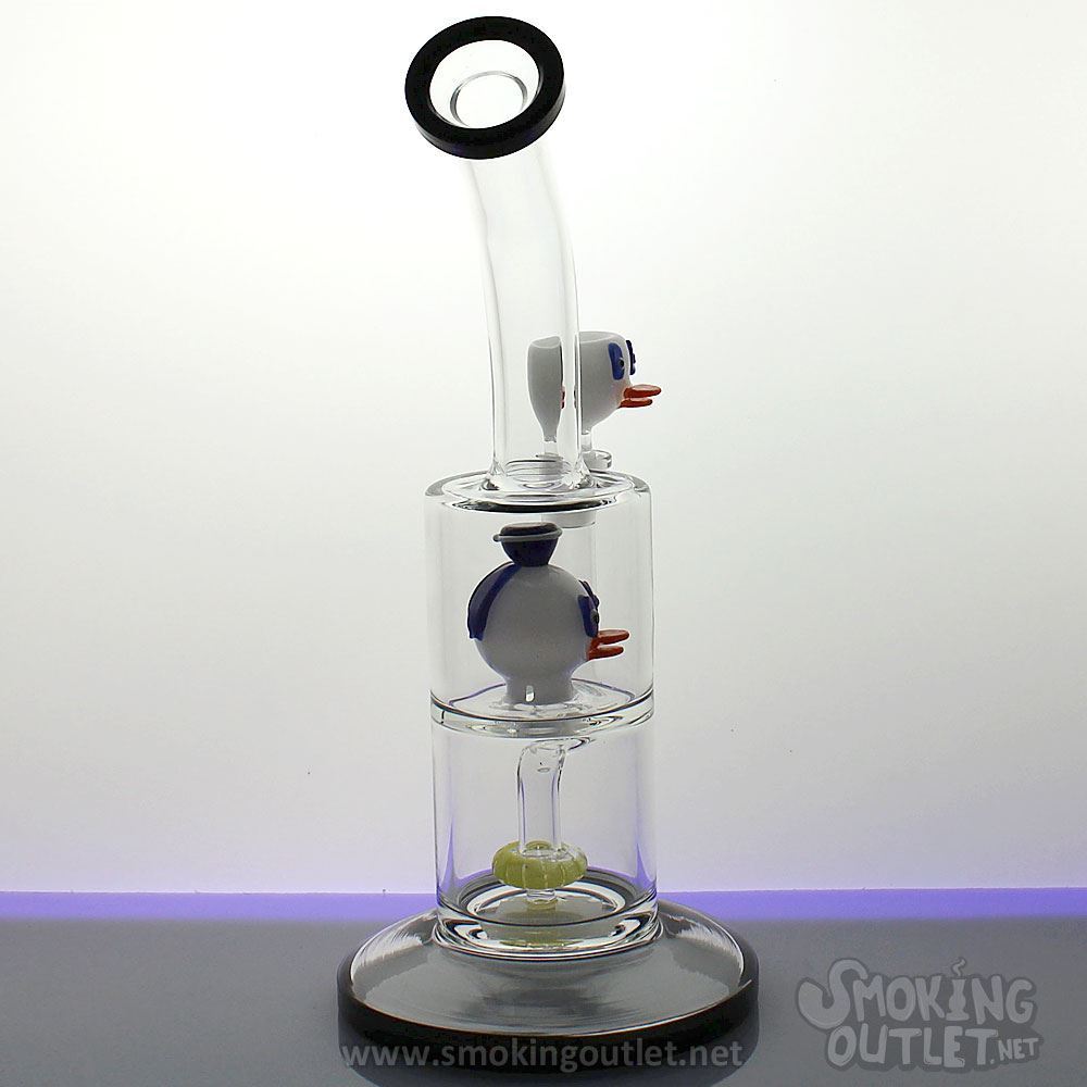 Showerhead and Dome Perc, Double Chamber Dolan Duck Water Pipe ...