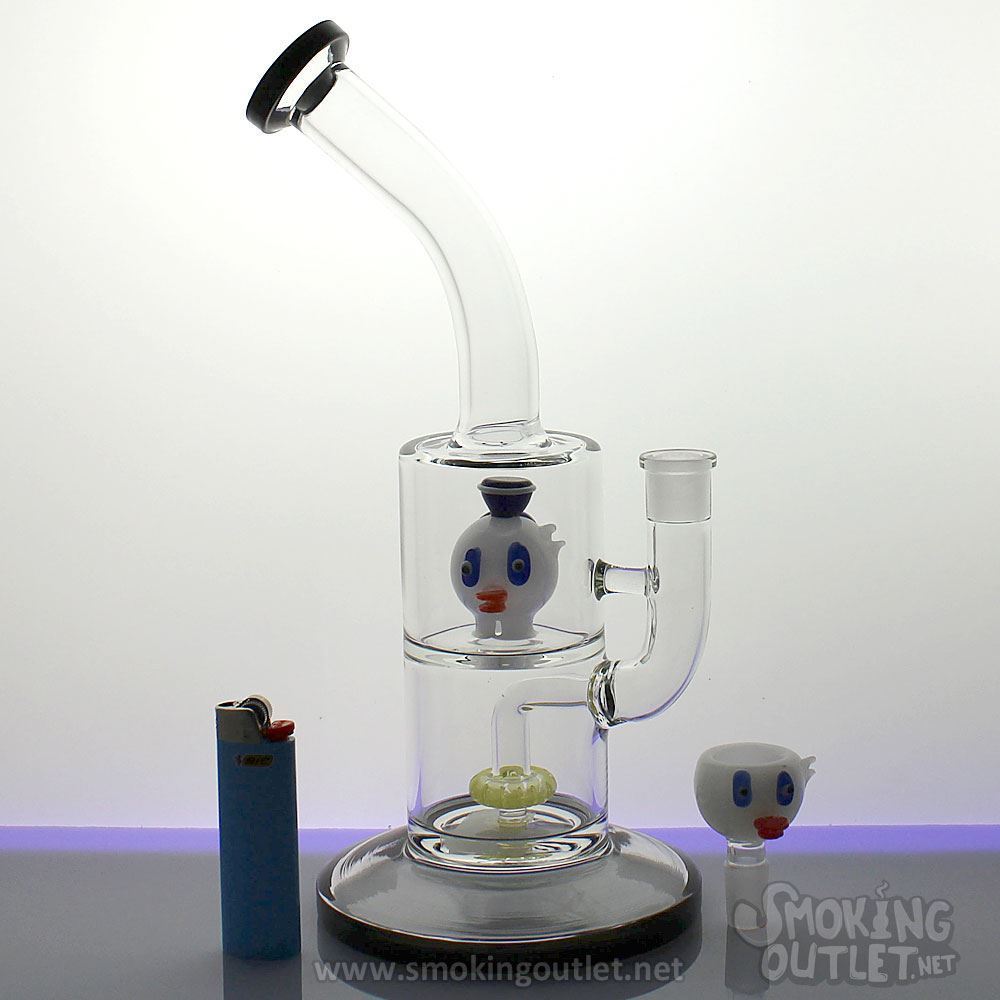 Showerhead and Dome Perc, Double Chamber Dolan Duck Water Pipe ...