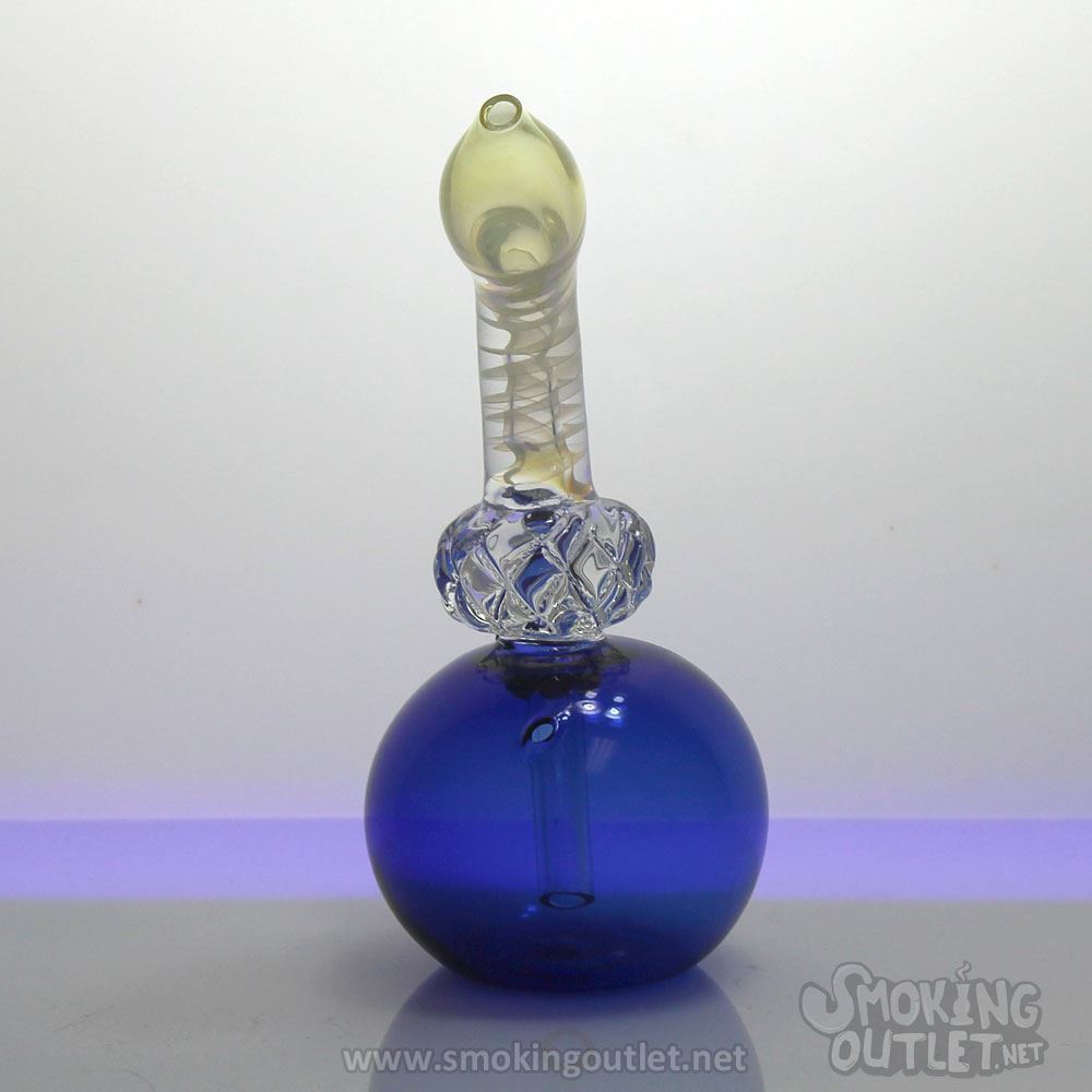 Blue Bomb Downstem Perc Bong | Smoking Outlet