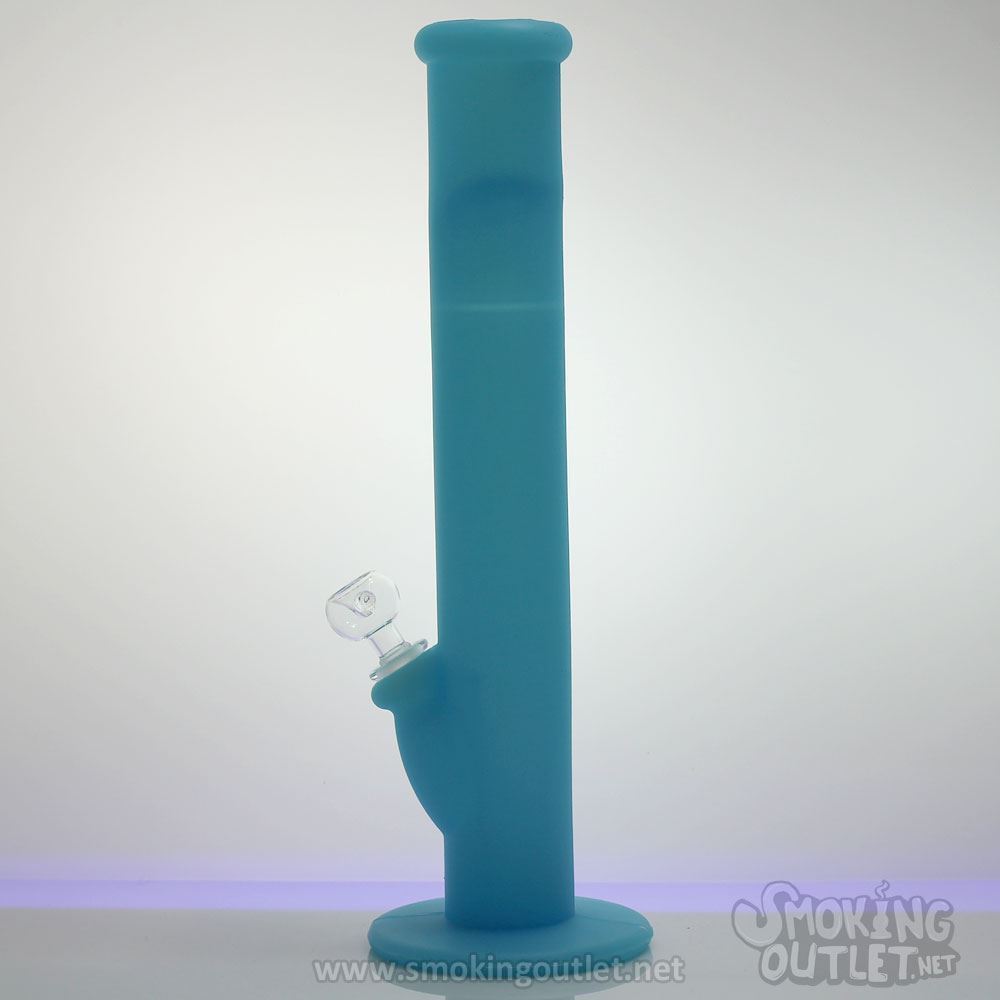 Diffused Downstem Perc, Silicone Straight Tube Bong | Smoking Outlet