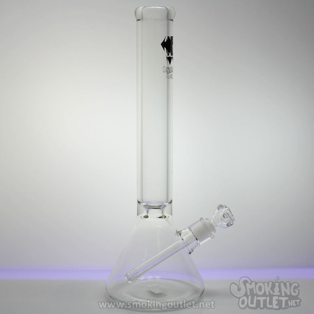 Diffused Downstem Perc, Beaker Style Diamond Glass Bong | Smoking Outlet