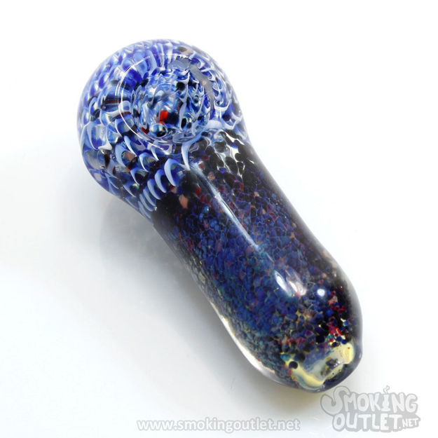Ocean Floor Glass Spoon Pipe | Smoking Outlet