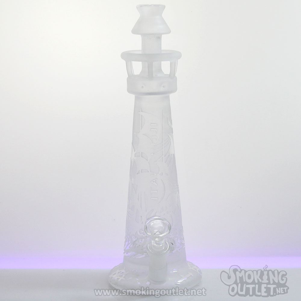 The Crow’s Nest: Fully Etched Bong by Illuminati Glass | Smoking Outlet