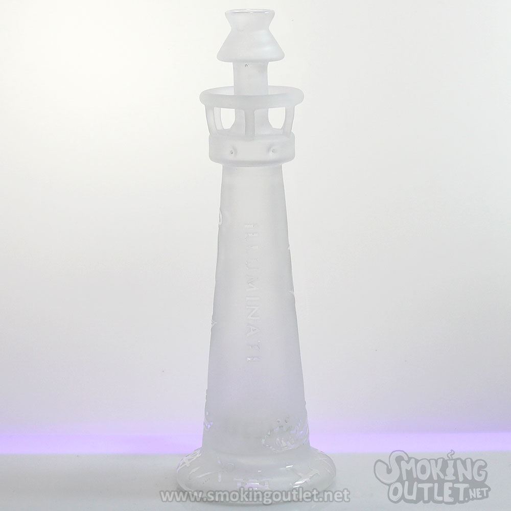 The Crow’s Nest: Fully Etched Bong by Illuminati Glass | Smoking Outlet