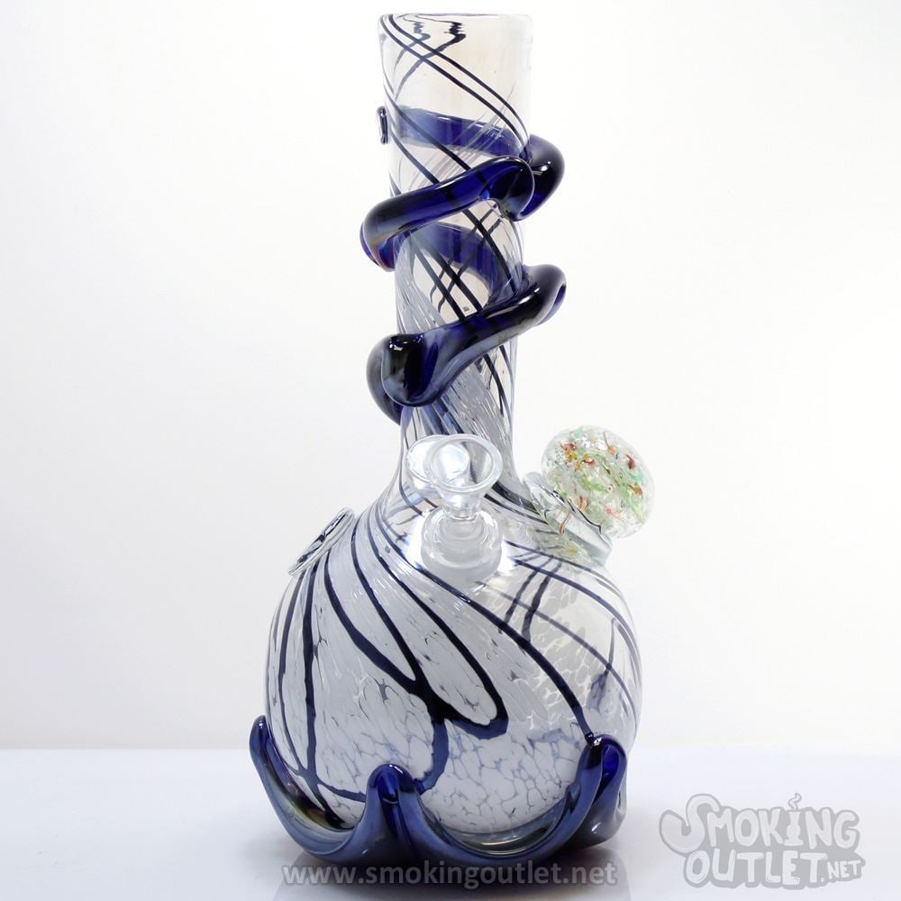Crystal Ball Medium Soft Glass Bong | Smoking Outlet