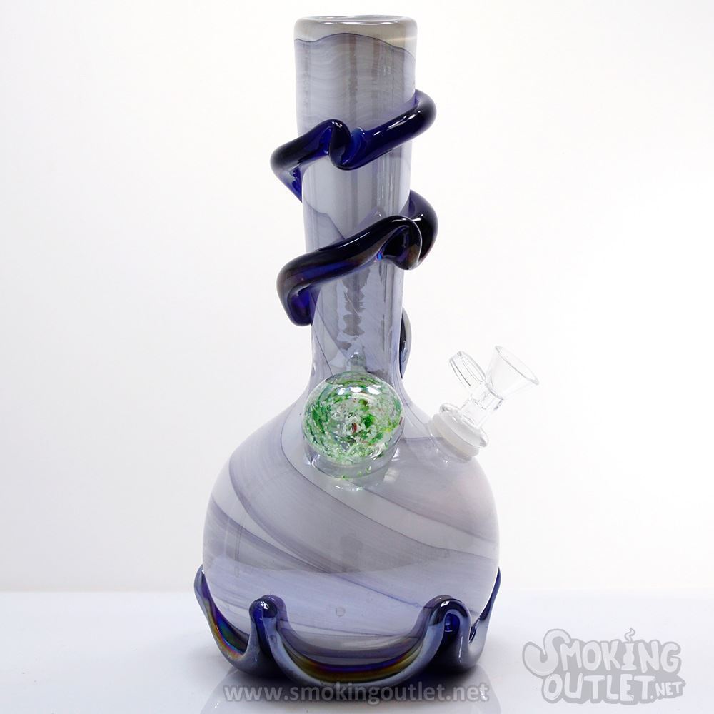 Crystal Ball Medium Soft Glass Bong | Smoking Outlet