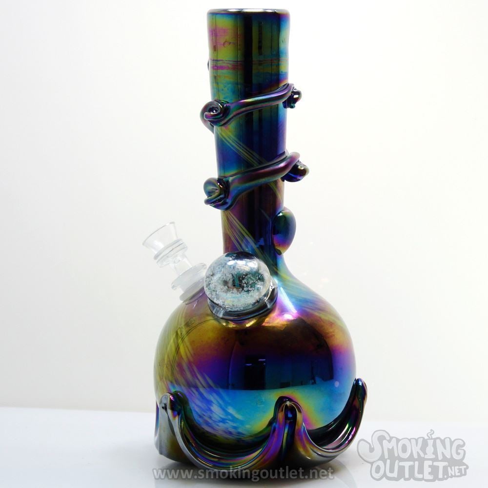Crystal Ball Medium Soft Glass Bong | Smoking Outlet