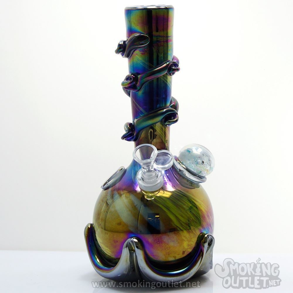 Crystal Ball Medium Soft Glass Bong | Smoking Outlet