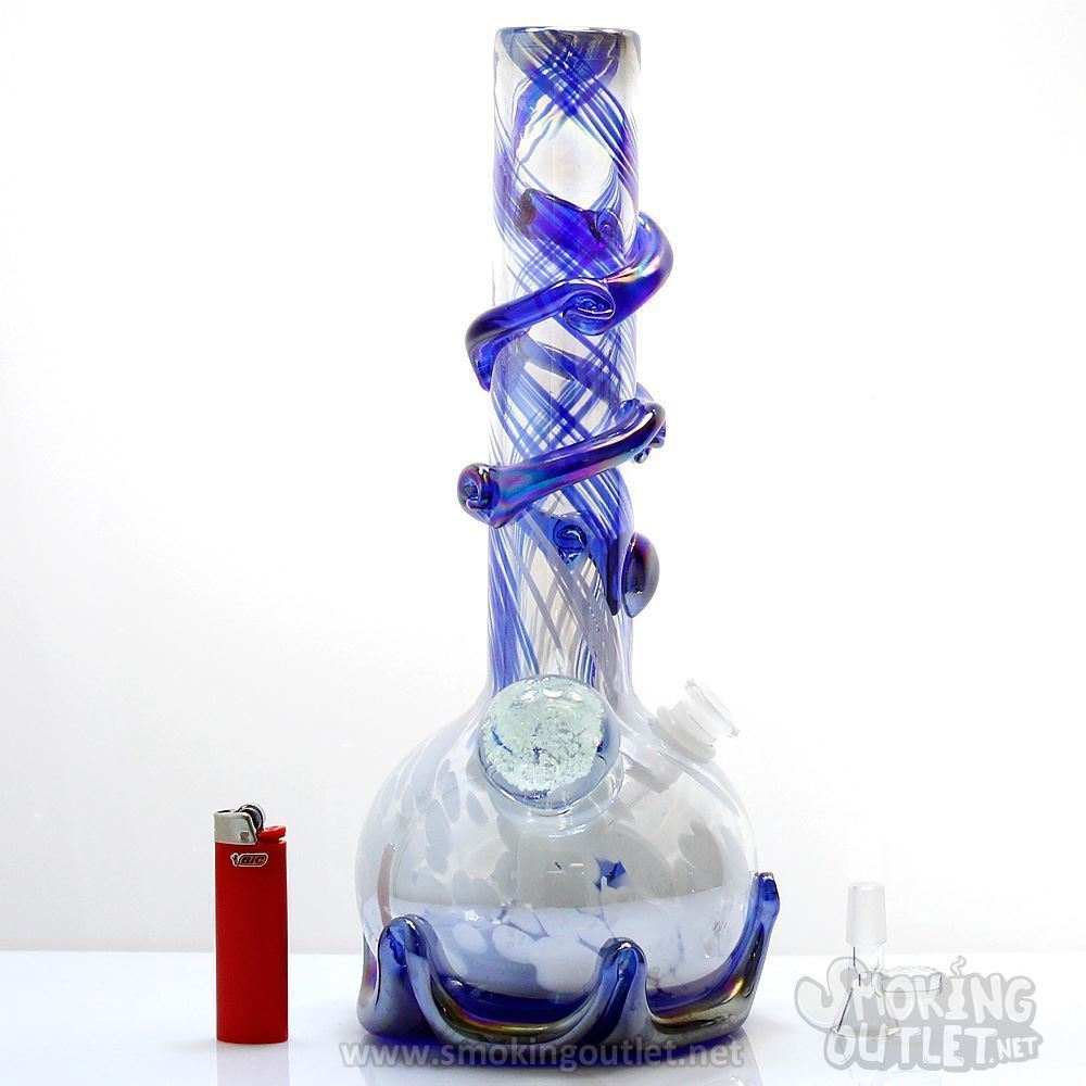 Crystal Ball Mega Soft Glass Bong | Smoking Outlet