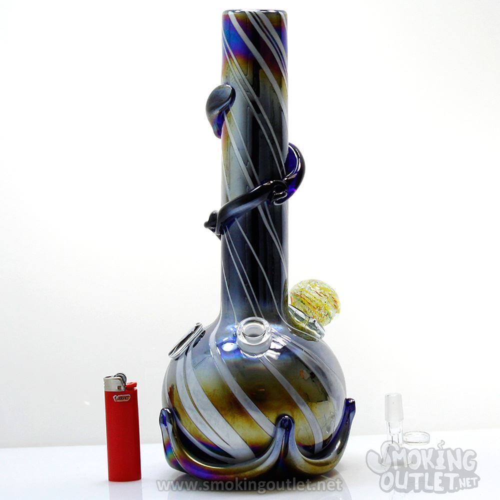 Crystal Ball Mega Soft Glass Bong | Smoking Outlet