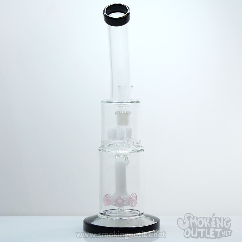 6-Disc Button and Sprinkler Perc, Double Chamber Water Pipe | Smoking ...