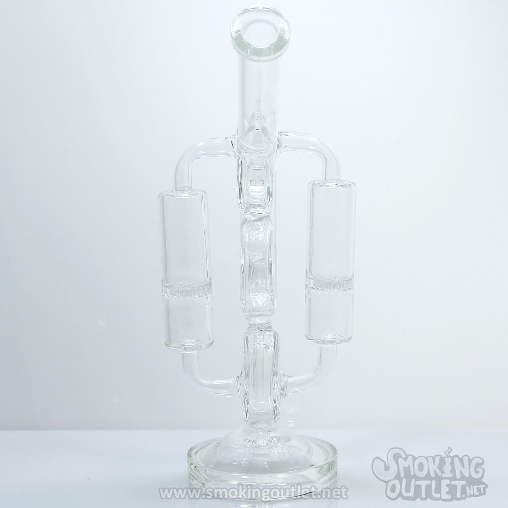 Triple Trouble Giant Recycler Dab Rig | Smoking Outlet