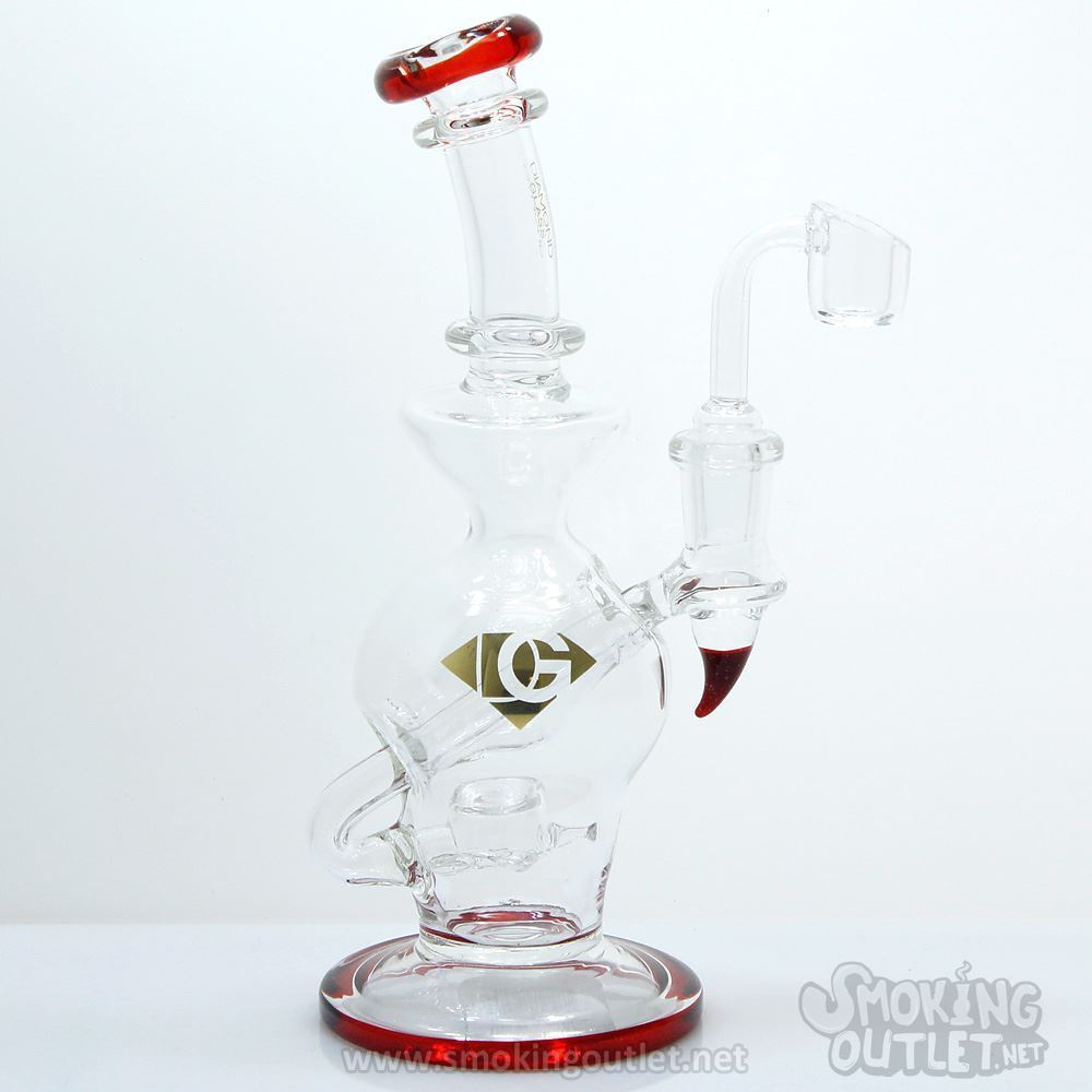 Dragon’s Tooth Dab Rig by Diamond Glass (w/ Bowl Piece and Banger Nail ...