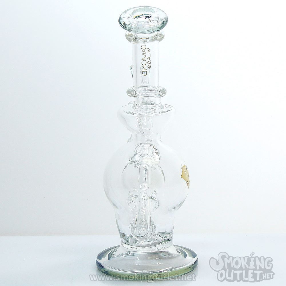 Dragon’s Tooth Dab Rig by Diamond Glass (w/ Bowl Piece and Banger Nail ...