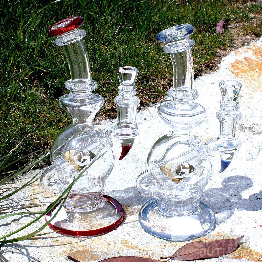 Dragon’s Tooth Dab Rig by Diamond Glass (w/ Bowl Piece and Banger Nail ...