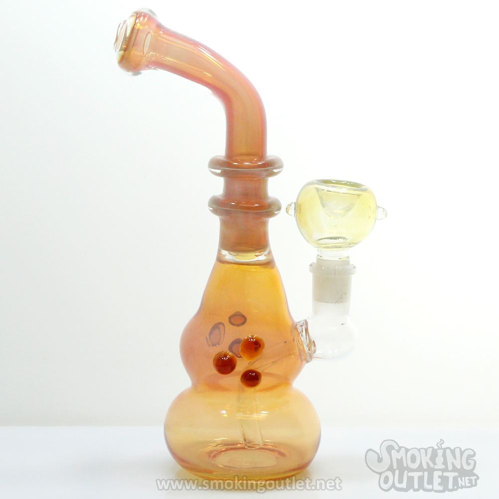 Peachy Delight Mini Water Pipe | Smoking Outlet