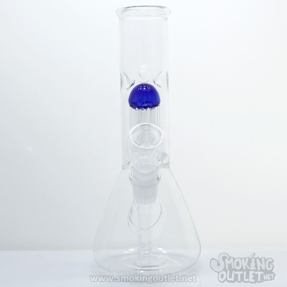 6-Arm Tree Double Chamber Mini Beaker Bong | Smoking Outlet