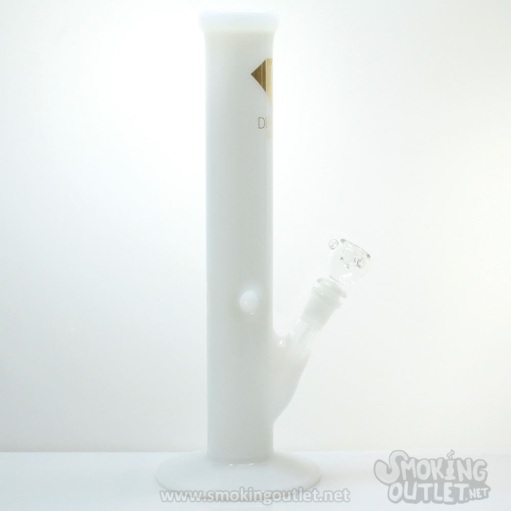 14” White Lightning Bong by Diamond Glass | Smoking Outlet