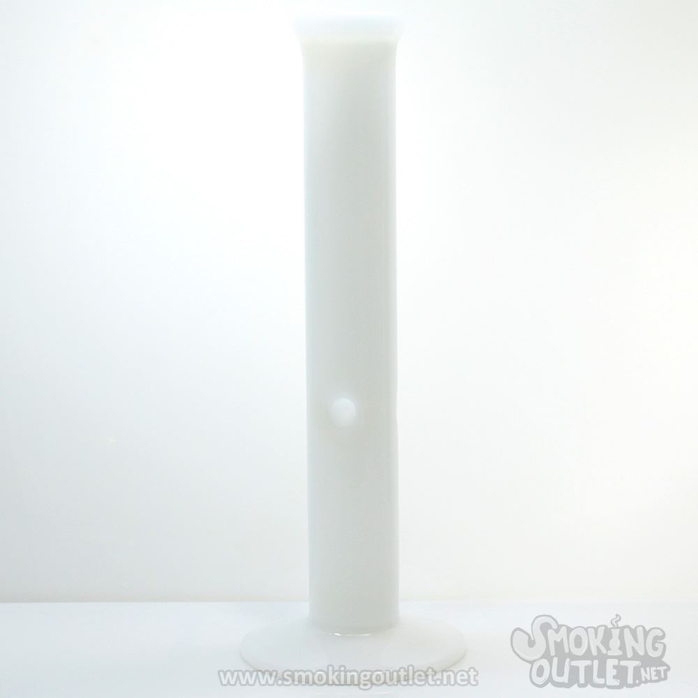 14” White Lightning Bong by Diamond Glass | Smoking Outlet