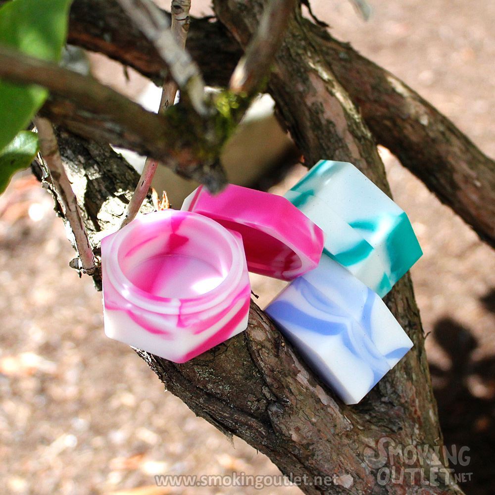 Silicone Concentrate Hex Container | Smoking Outlet