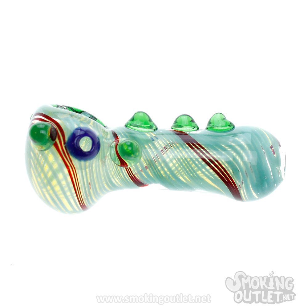 Mini Swirls Glass Spoon Pipe | Smoking Outlet