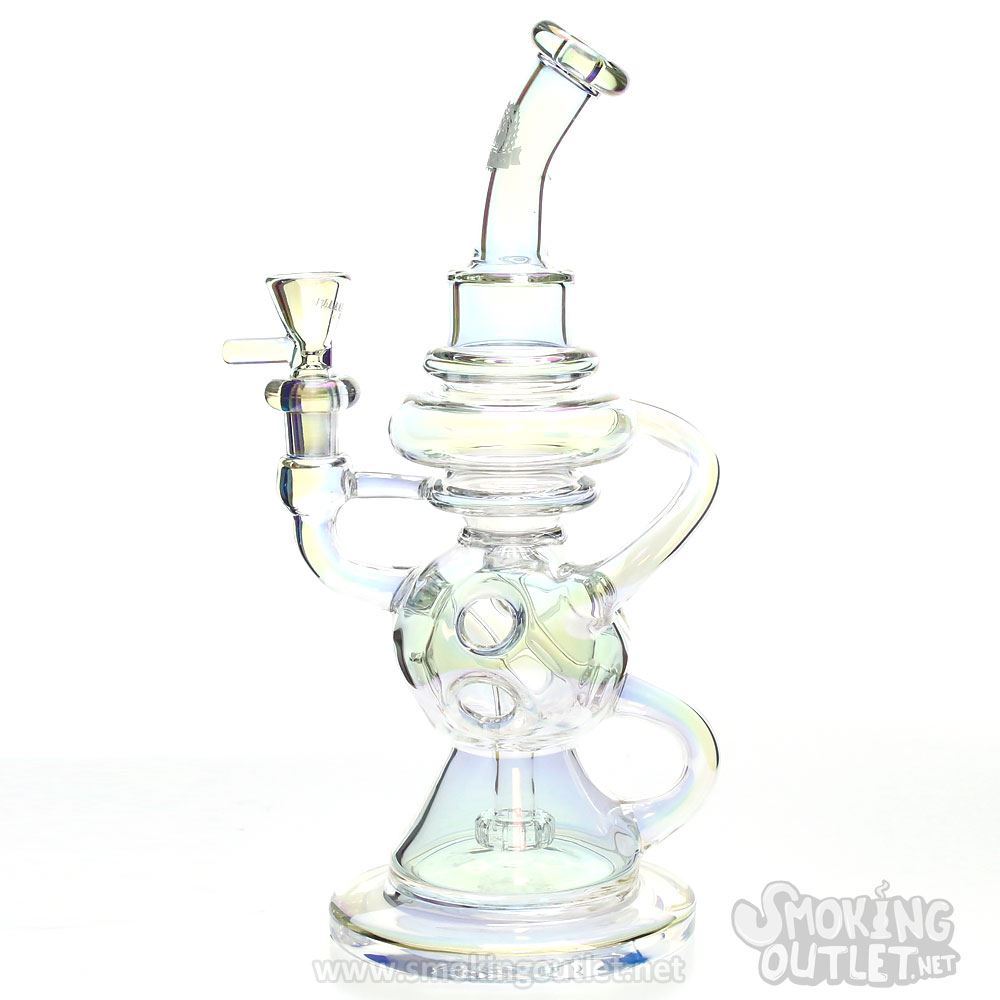 Chromatech 11" Swiss FTK Recycler by Illuminati Glass | Smoking Outlet