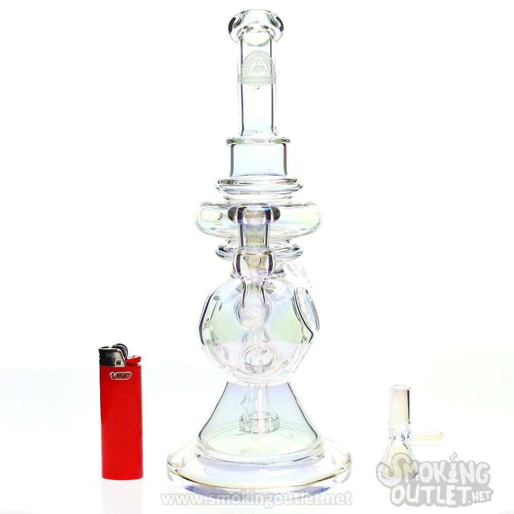 Chromatech 11" Swiss FTK Recycler by Illuminati Glass | Smoking Outlet