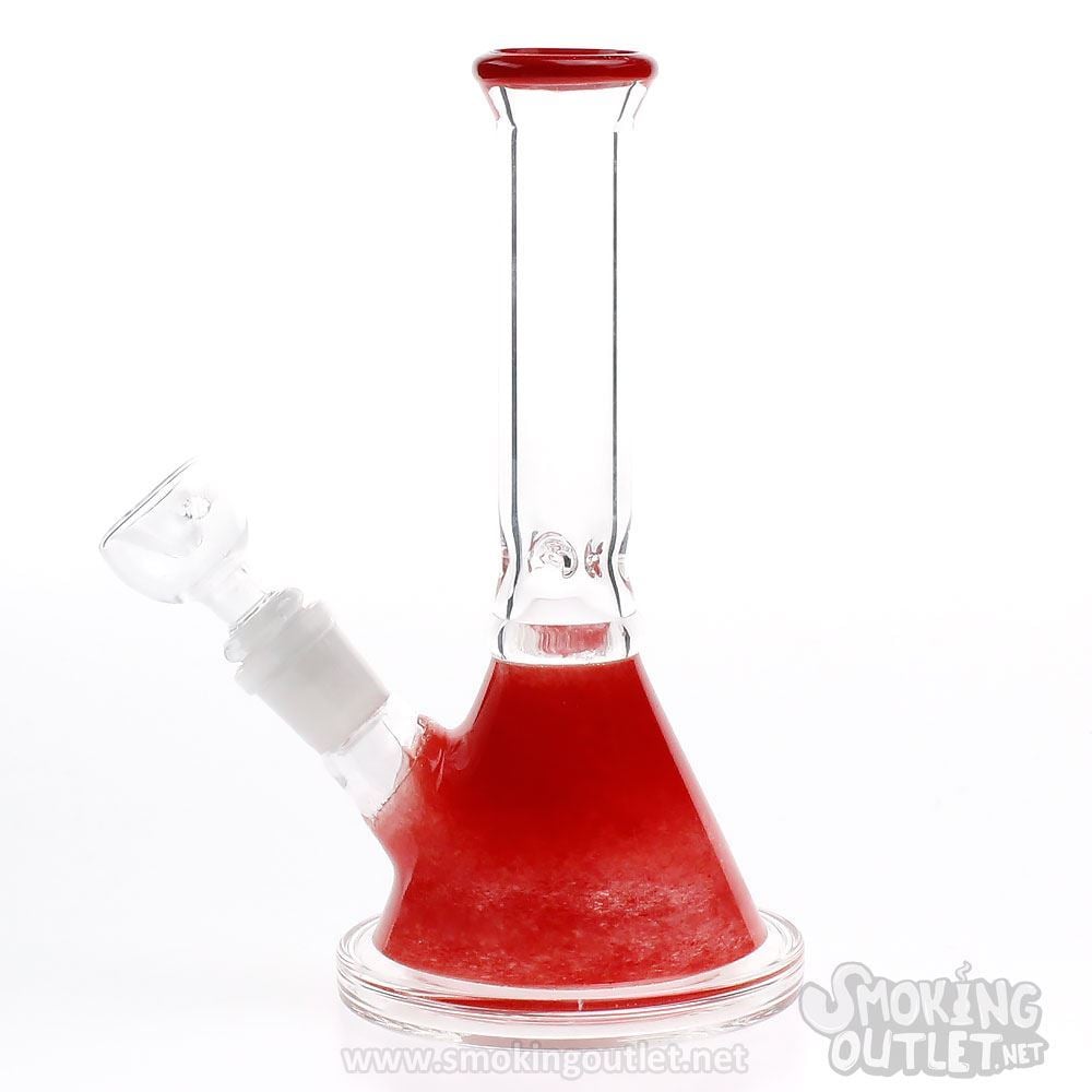 Mini Red Beaker Bong | Smoking Outlet
