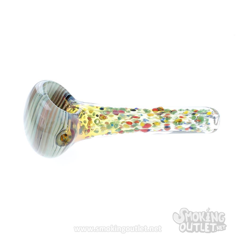 Beach Pebbles Glass Spoon Pipe | Smoking Outlet