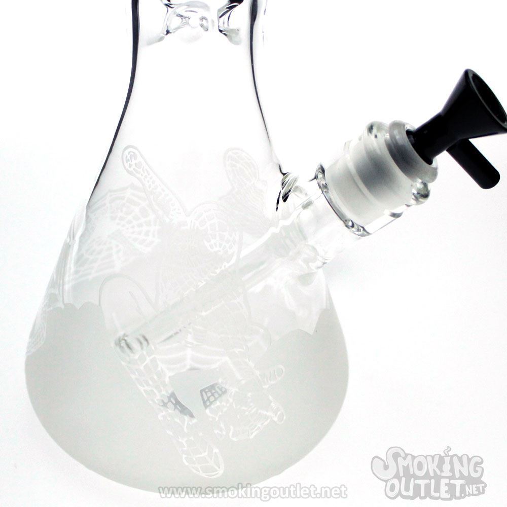 Spiderman Beaker Bong by Illuminati Glass | Smoking Outlet