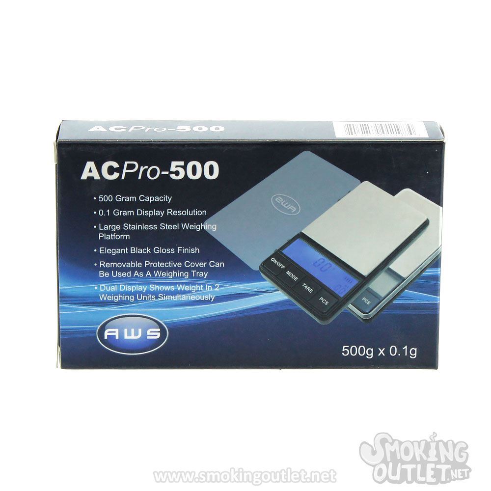 AWS AC Pro-500 Digital Tobacco Scale | Smoking Outlet