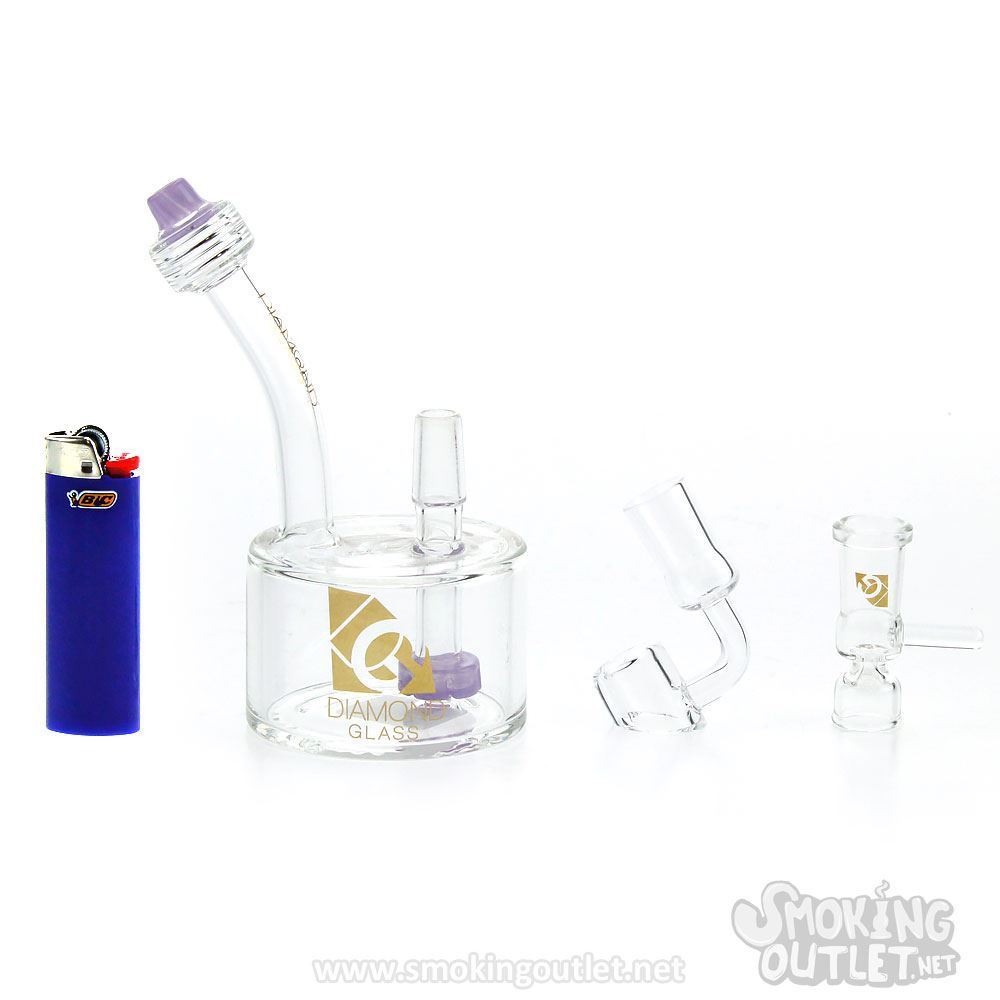 Oil Can Banger Hanger by Diamond Glass | Smoking Outlet