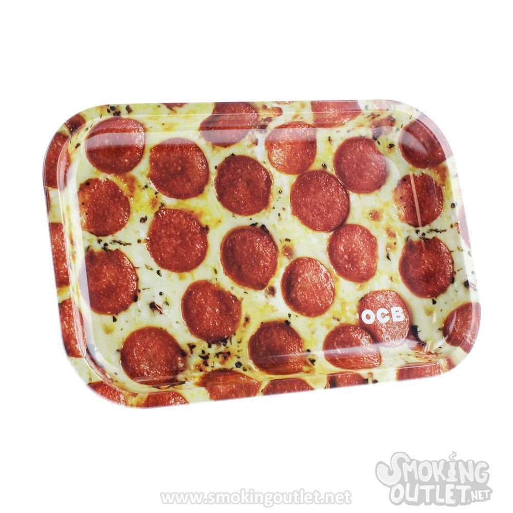 OCB Pizza Rolling Tray - Medium | Smoking Outlet
