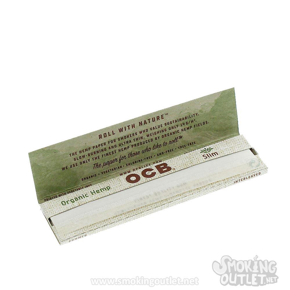 OCB – Slim Organic Rolling Papers | Smoking Outlet