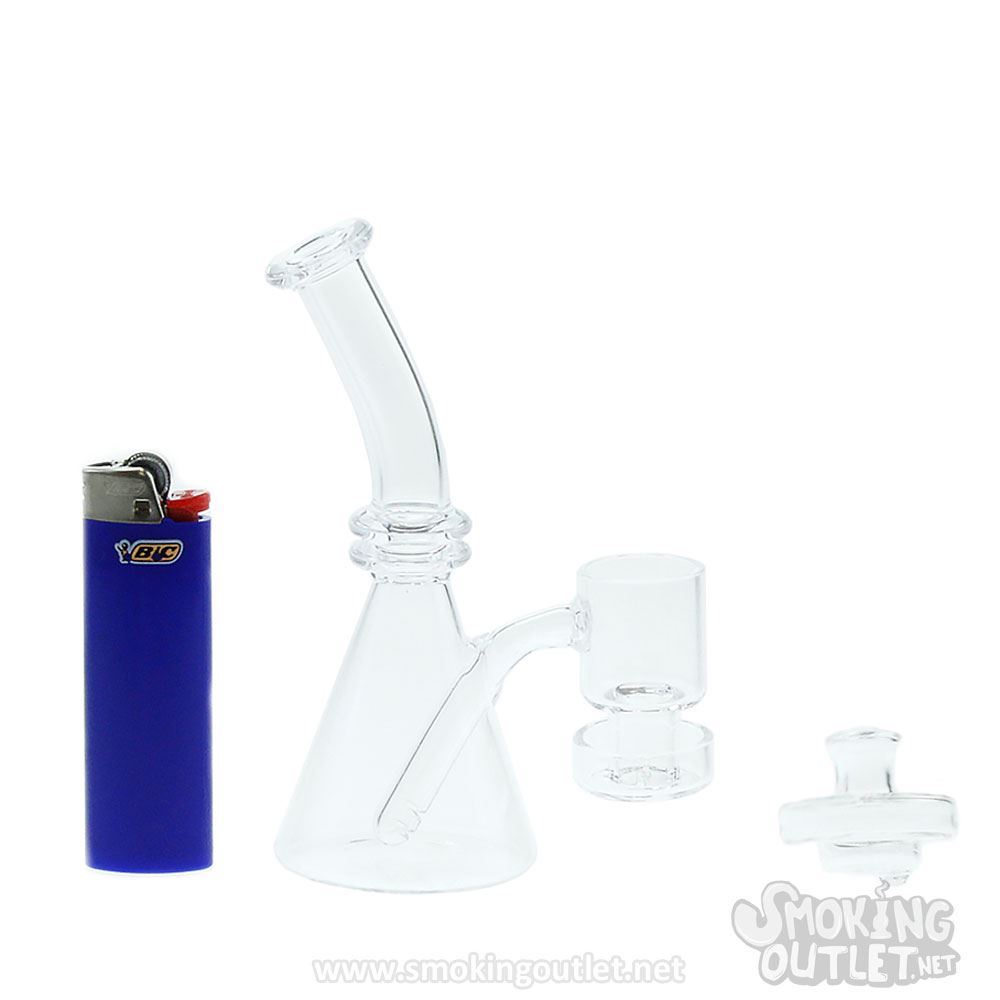All-in-1 Mini Quartz Beaker | Smoking Outlet
