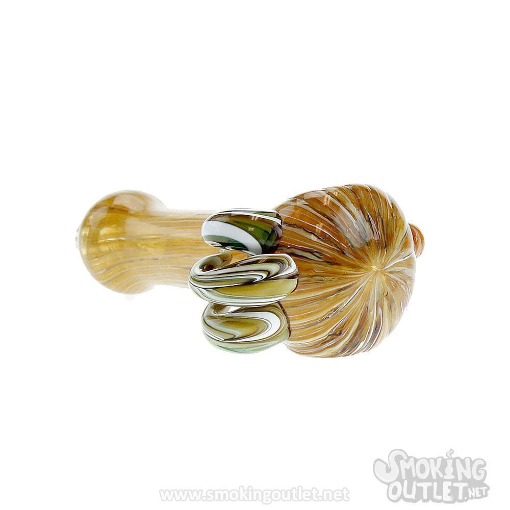Warlock Horns Spoon Pipe - Butterscotch | Smoking Outlet