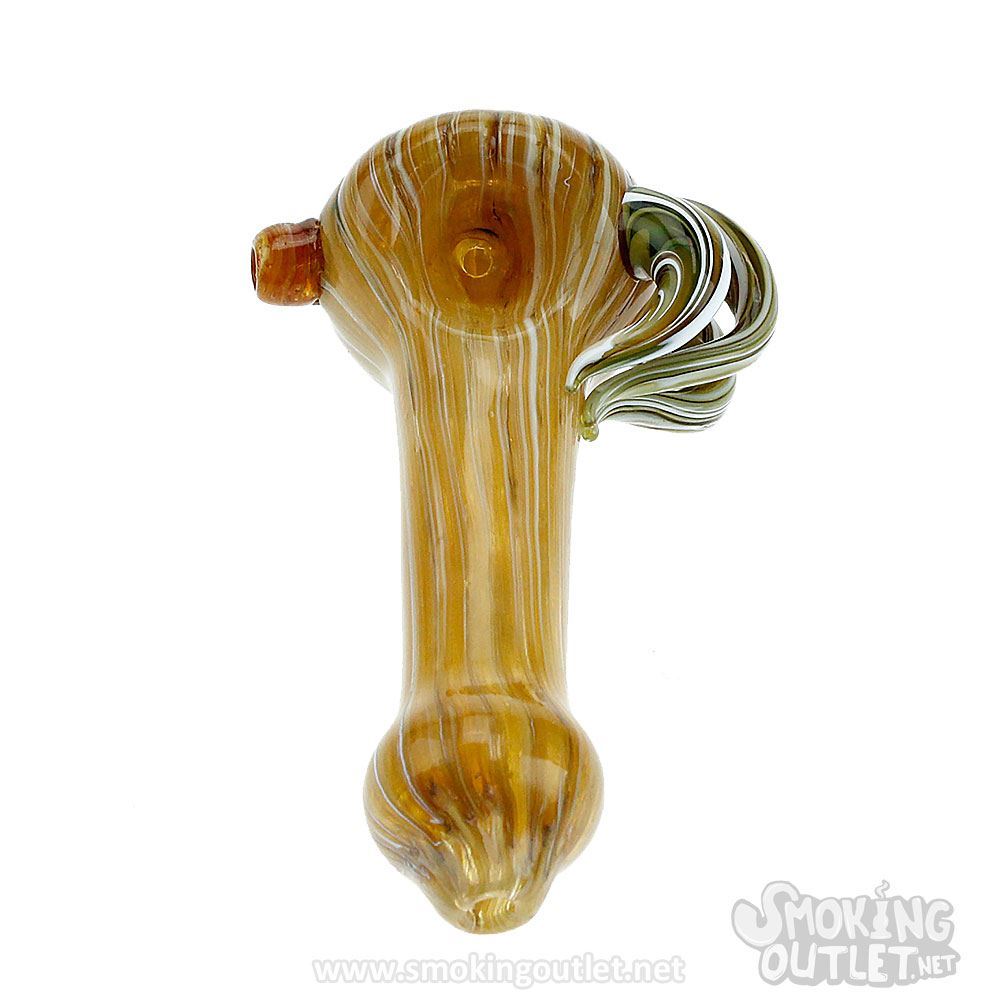 Warlock Horns Spoon Pipe - Butterscotch | Smoking Outlet