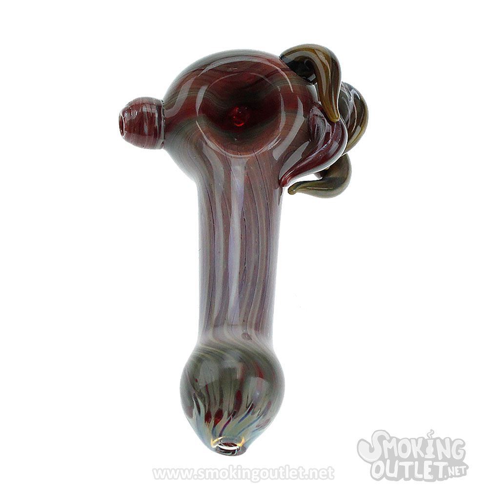 Warlock Horns Spoon Pipe - Berries & Cream | Smoking Outlet