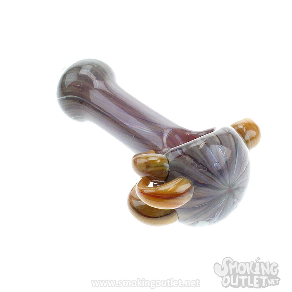 Warlock Horns Spoon Pipe - Sandstone | Smoking Outlet