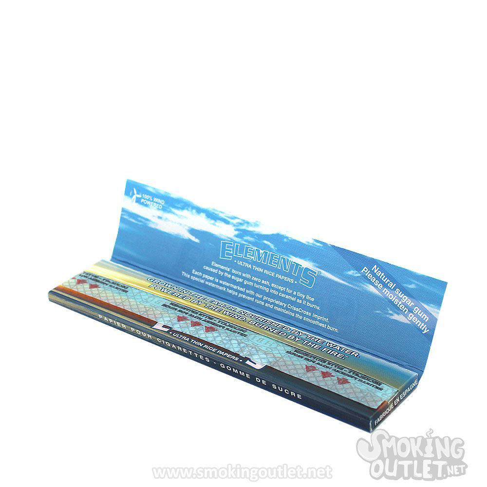 Elements – Ultra Thin King Rice Rolling Papers | Smoking Outlet