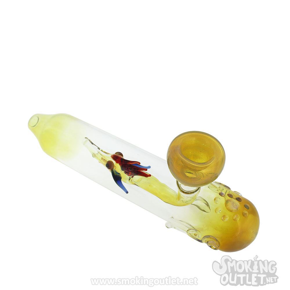 (AS-IS) Sunrise Dragon Glass Steamroller | Smoking Outlet