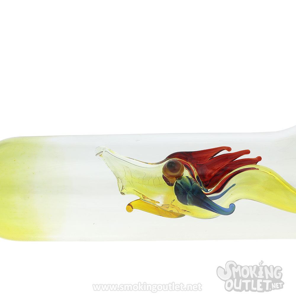 (AS-IS) Sunrise Dragon Glass Steamroller | Smoking Outlet