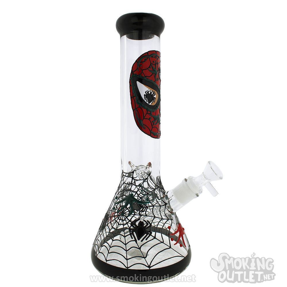 Dia Del Spiderman Beaker Bong | Smoking Outlet