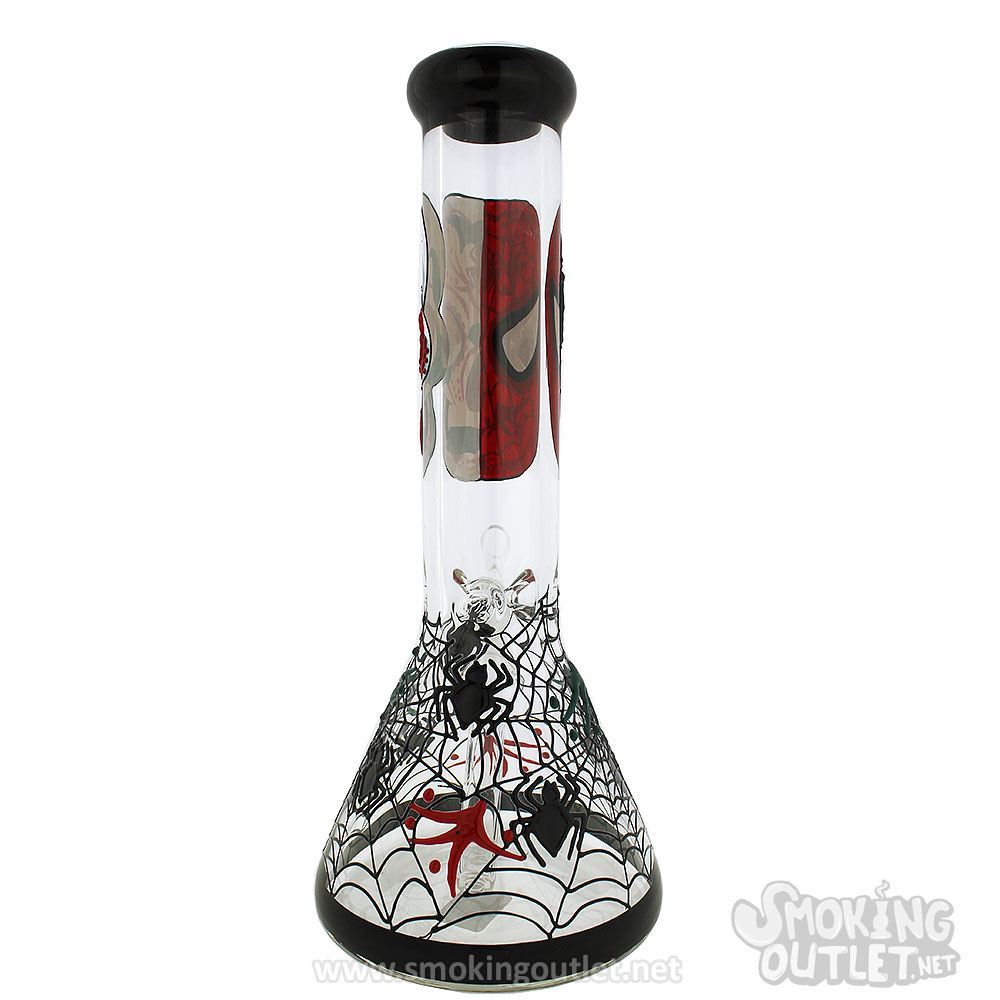 Dia Del Spiderman Beaker Bong | Smoking Outlet
